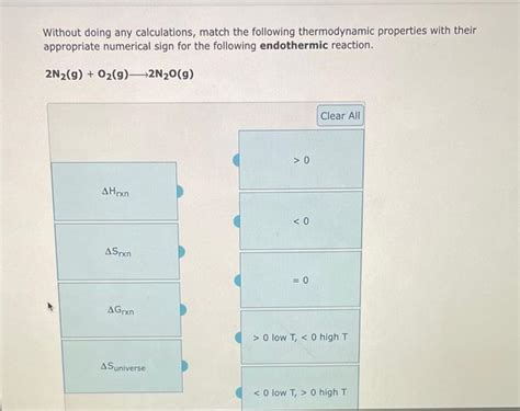 solved without doing any calculations match the following