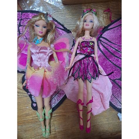 徵物區19 Barbie 芭比 夢幻仙境 愛麗娜 美人魚歷險記 蝴蝶仙子 瑪麗波莎 蜻蜓王子 蝦皮購物