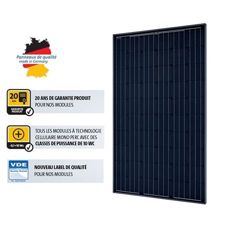 Panneau Solaire 285W Mono SolarWorld Black