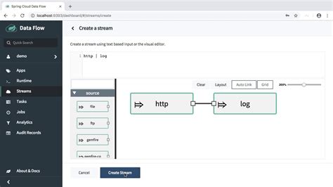 Spring Cloud Data Flow Ui Youtube