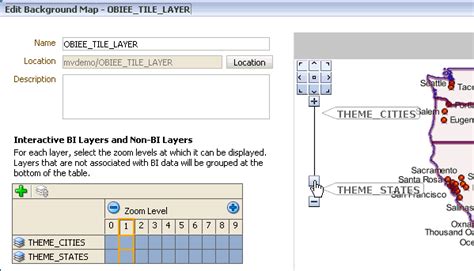 Building Maps For Oracle Business Intelligence Analyses And Dashboards