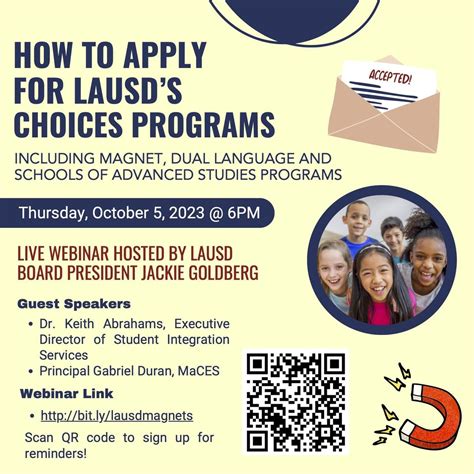 Lausd Choices Program Application Walnut Park Middle School Stem