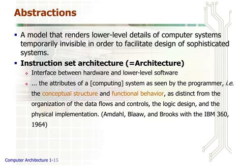 Ppt Computer Abstractions And Technology Powerpoint Presentation