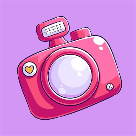 Premium Vector Hand Drawn Style Camera Design For Coloring
