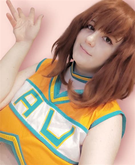 Ochaco Cheerleader By Shinca95 On Deviantart