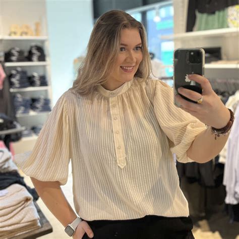 Cocouture Rebecca Ss Bluse Off White 35171 Jydepottendk