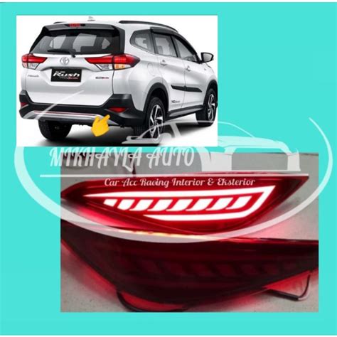 Jual Lampu Reflektor Bemper Belakang All New Rush Terios Shopee Indonesia