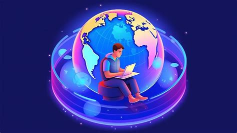 Premium Photo Virtual Reality Technology Concept Futuristic Lifestyle Generative Ai