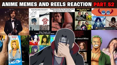 Anime Memes And Reels Reaction Part 52🤣 தமிழ் Mob Gaming Youtube