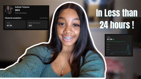 How I Gained 80k Views 350 Subs In 24 Hours Youtube