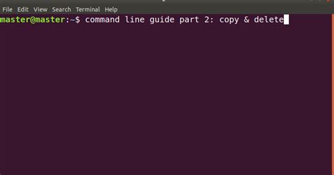 Ubuntu Command Lines For Beginners Part 2 Copy And Delete