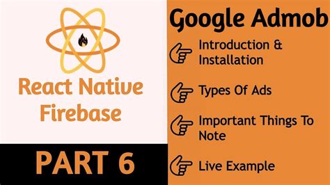 React Native Firebase AdMob Part YouTube