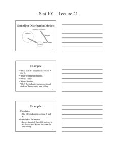 Stat Lecture Sampling Distribution Models Example