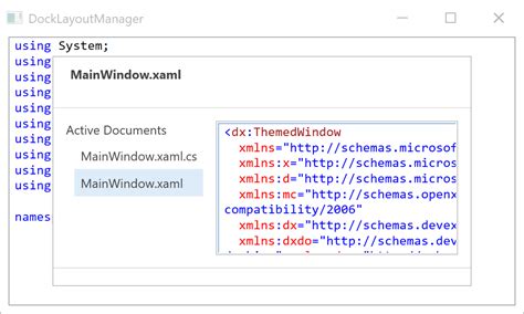 Documentgroup Tabbedgroupdisplaymode Property Wpf Controls