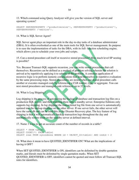 Sql Server Notes Learnpick India