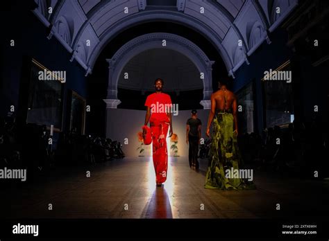 London Uk 16th August 2024 Nigerian Designer Adebayo Oke Lawal