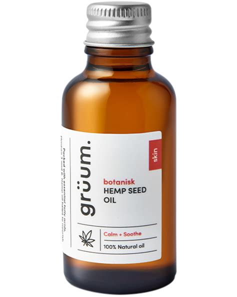 Botanisk Hemp Seed Oil Grüum Europe Ltd Face Care Skintory
