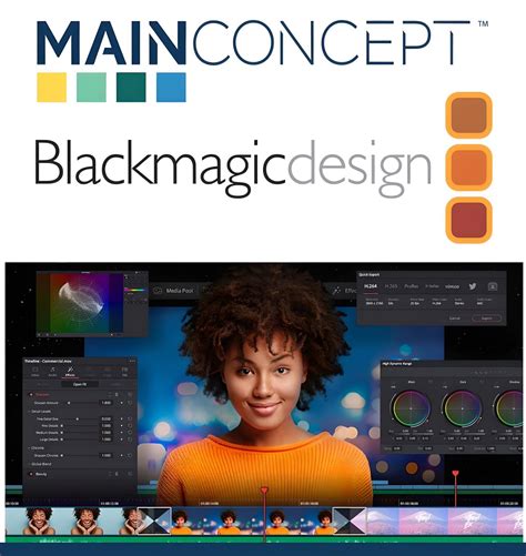 MainConcept Codec Plugin 1 6 1 for DaVinci Resolve پلاگین حرفه ای