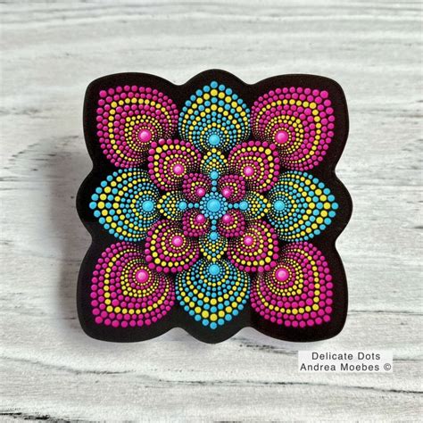 Pin Dot Mandala Printed Pin Delicate Dots
