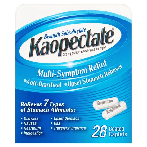 Kaopectate Multi Symptom Relief Caplets 28 Count Hsa Fsa Eligible