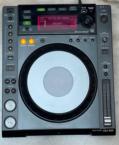 Cdj 850 K Dj Multi Player With Disc Drive Black Reverb