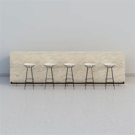 Classical Bar 3d Model For Stylish Interior Visualization