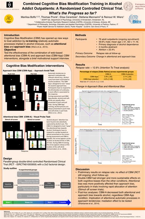 Pdf Combined Cognitive Bias Modification Training In Alcohol Addict Outpatients A Randomized