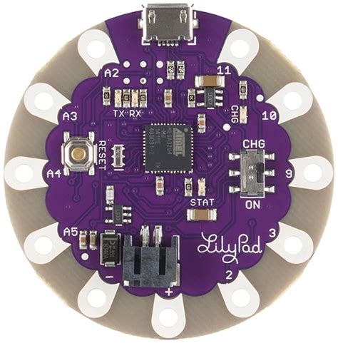 Lilypad Atmega32u4 Usb Nenufares Usb Arduino