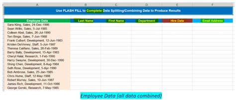 srini s tech tip flash fill to extract or combine data duke learning