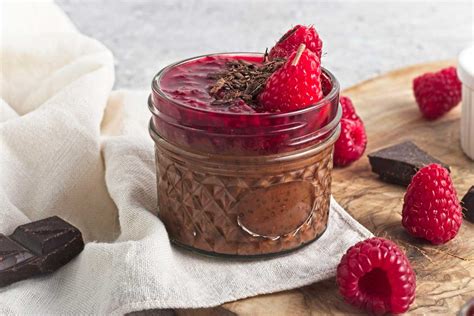 Chocolate Raspberry Chia Pudding Dairy Free Any Reason Vegans