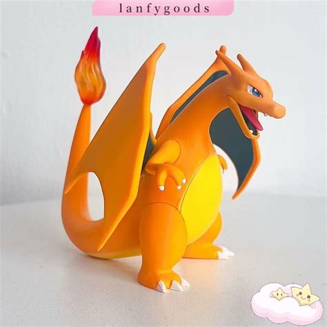 Lanfy โมเดลมังกรพ่นไฟ การ์ตูน Cos Series ตุ๊กตาการ์ตูน Pvc ประมาณ 9 ซม เครื่องประดับรถยนต์
