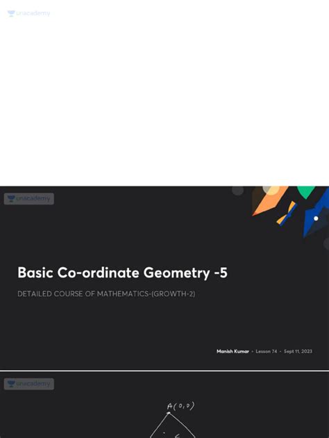 Basic Coordinate Geometry 5 With Anno Pdf