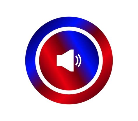 Premium Vector Volume Button