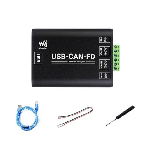 Waveshare Usb Can Fd Industrial Can Bus Analyzer Usb To Can Adapter Support High Speed Can Fd