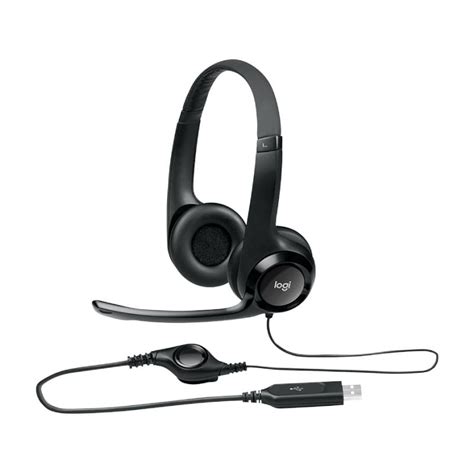 Auriculares Usb Logitech H390 Diadema Con Micrófono Hard Conexion Computer