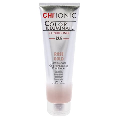 Chi Ionic Color Illuminate Conditioner Rose Gold 85 Oz 95 Natural