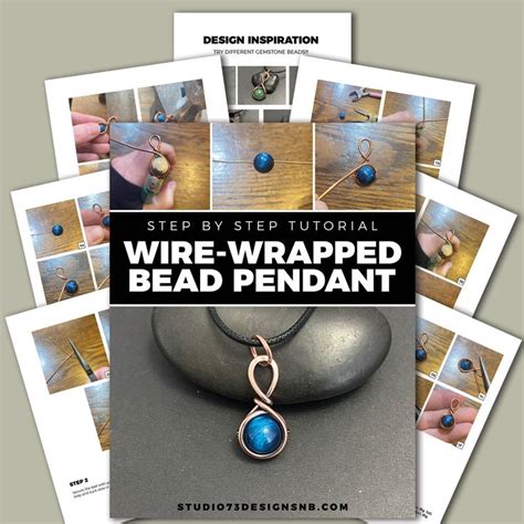 How To Wire Wrap Beads Printable Wire Wrapping Tutorial Pdf Wire