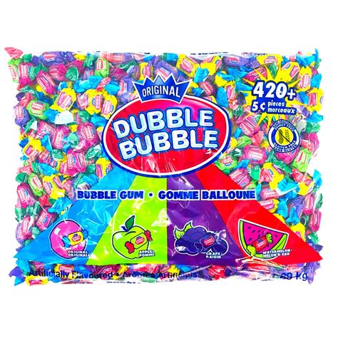 Dubble Bubble Original Bubblegum Candy 420ct Stockup Market