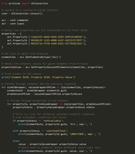 How To Use Property Guids With The Archicad Python Api This Question Came Up As A Reaction To
