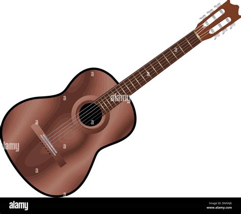 Pattern Of Color Acoustic Guitar For Design Use Stock Vector Image