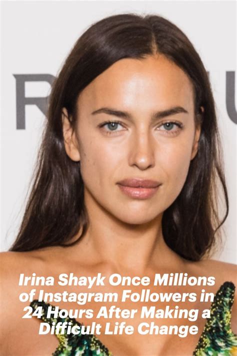 Irina Shayk Once Lost 11 Million Instagram Followers In 24 Hours After