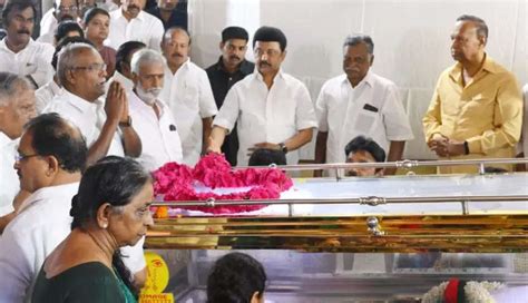 முரசொலி செல்வம் மறைவு கதறி அழுத முதல்வர் அஞ்சலி செலுத்த