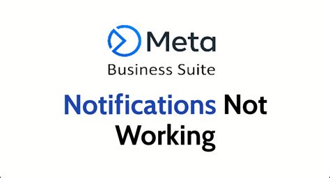 How To Fix Meta Business Suite Notifications Not Working NetworkBuildz