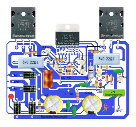 400 Watts Amplifier Circuit Diagram Artofit