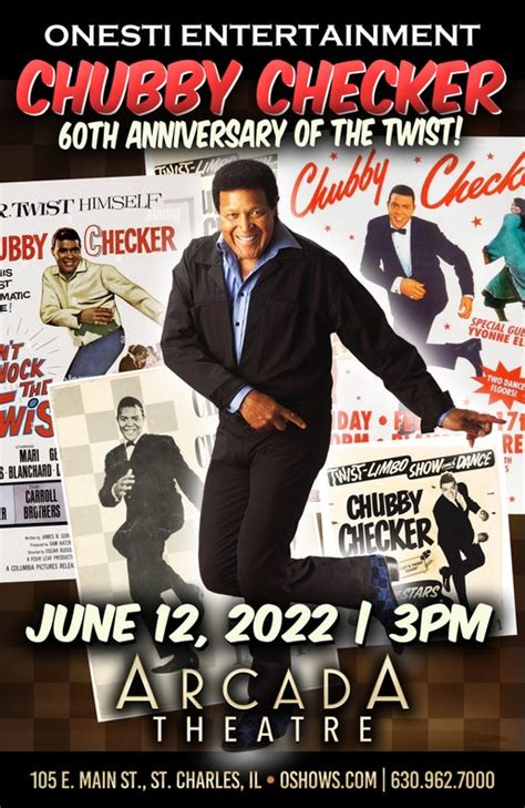Chubby Checker Poster 6122022 Unsigned Only Rockstock Store