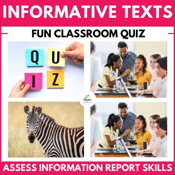 Informational Text Quiz Information Report Writing Test Analysis