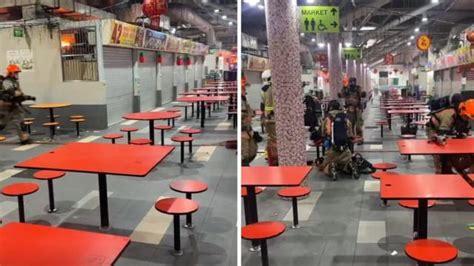 Abc砖厂巴刹和熟食中心火患 四摊位受波及 8world