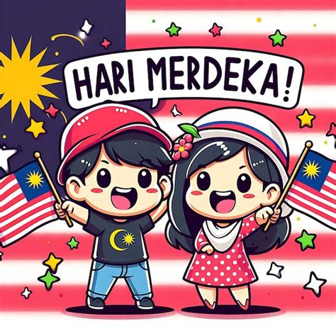 12000 Love Merdeka Cute Flag Design Pictures