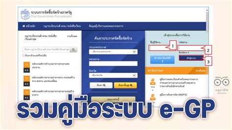แจกไฟล์ รวมคู่มือระบบ E Gp คู่มือการจัดซื้อจัดจ้างสำหรับหน่วยงานภาครัฐ
