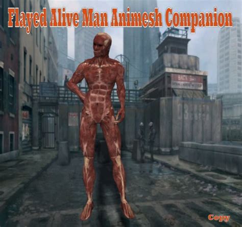 Second Life Marketplace Flayed Alive Man Animesh Companion